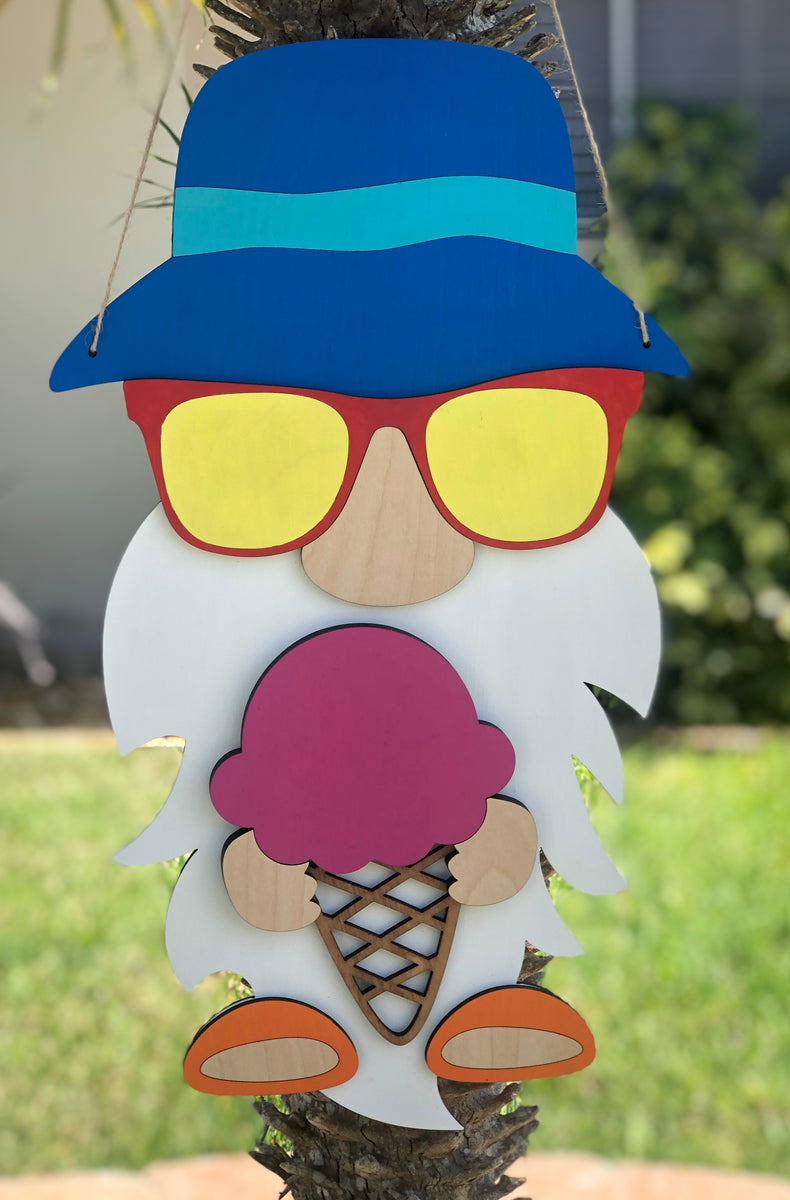 Summer Gnome Door Hanger DIY Kit – Simply Crafty DIY