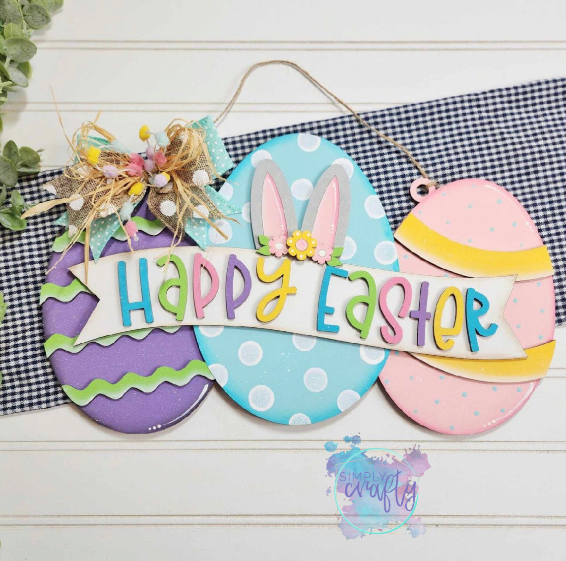 Happy Easter Egg Hanger DIY Kit – Simply Crafty DIY