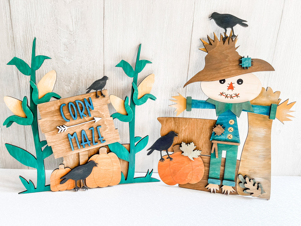 Scarecrow/Corn Maze DIY Kit – Simply Crafty DIY
