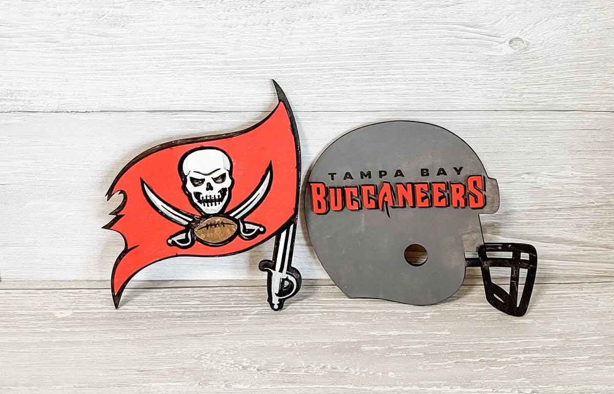 Bucs Football Tier Tray/Mini Signs DIY Kit – Simply Crafty DIY