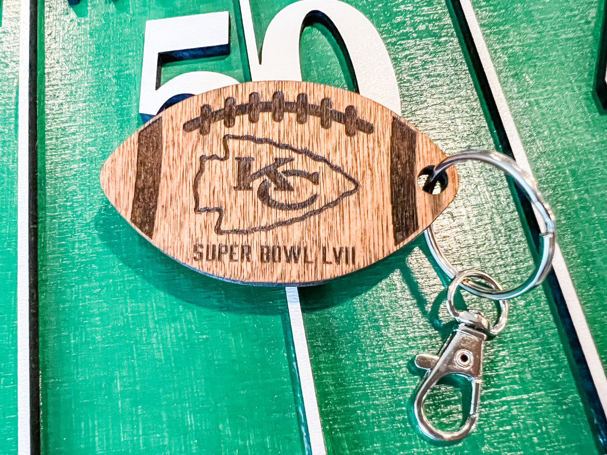 Super Bowl LVII Keychains – Simply Crafty DIY